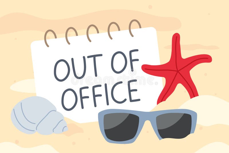 Out of Office Auto Responder, Paid Time Off, Vacation Message Concept ...