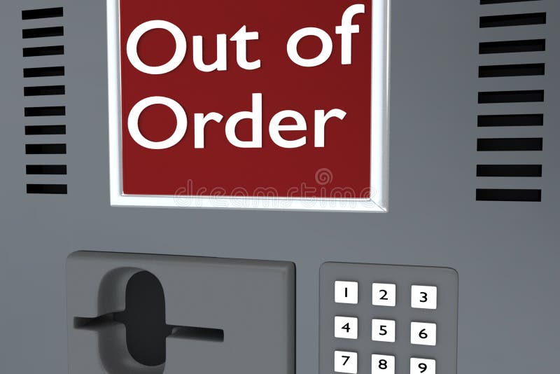 Out Order Computer Stock Illustrations – 785 Out Order Computer Stock ...