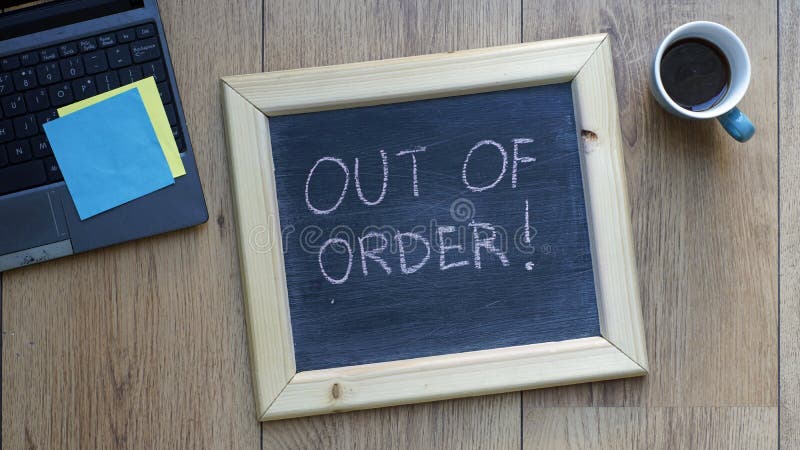 Out of order sign stock photo. Image of malfunctioning - 29659688