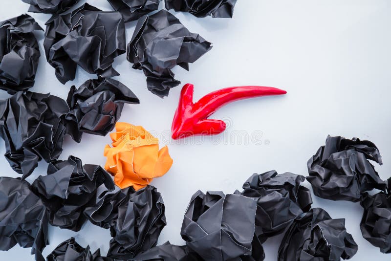 Out standing idea concept stock photo. Image of choice - 69337526