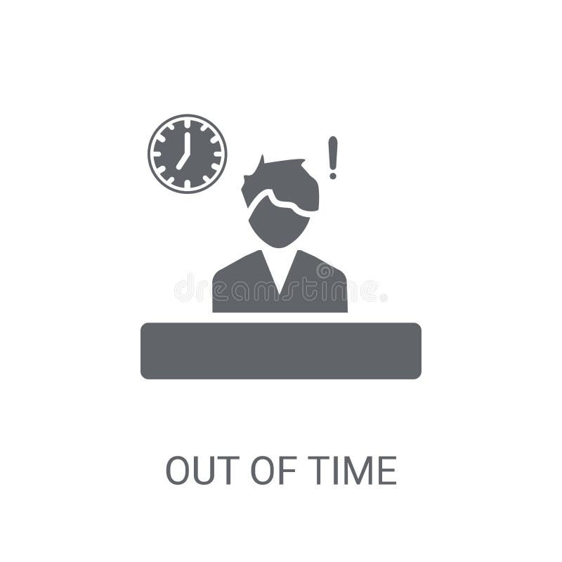 Time Management Icon. Trendy Time Management Logo Concept on Whi Stock ...