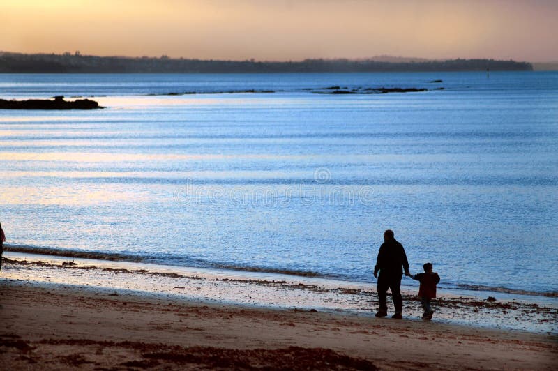 Out Walking stock photo. Image of couple, daddy, shore - 181858