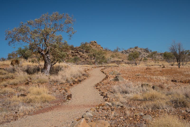Outback Australia in Drought Stock Photo - Image of rock, drought: 72496536