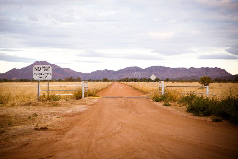 Cattle Station - Australian Outback Stock Image - Image of exploration ...