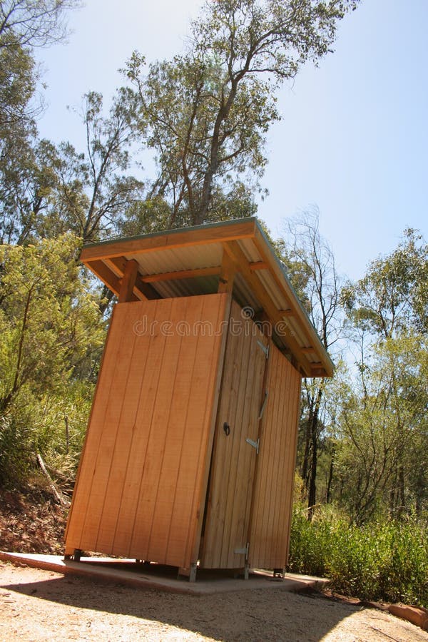 Outback Dunny; Tall View, Angled Stock Photo - Image of parks ...
