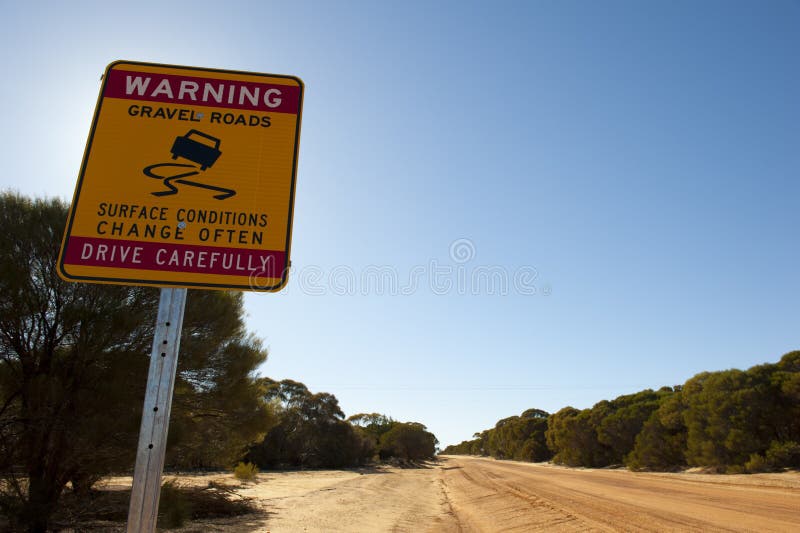 Outback Gravel Road stock image. Image of copy, bush - 20188721
