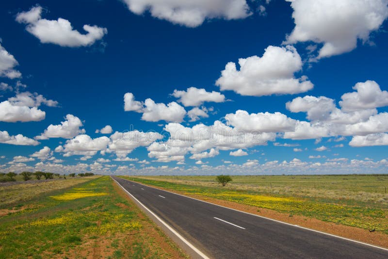 Outback Highway stock photo. Image of barkly, road, scene - 4604514
