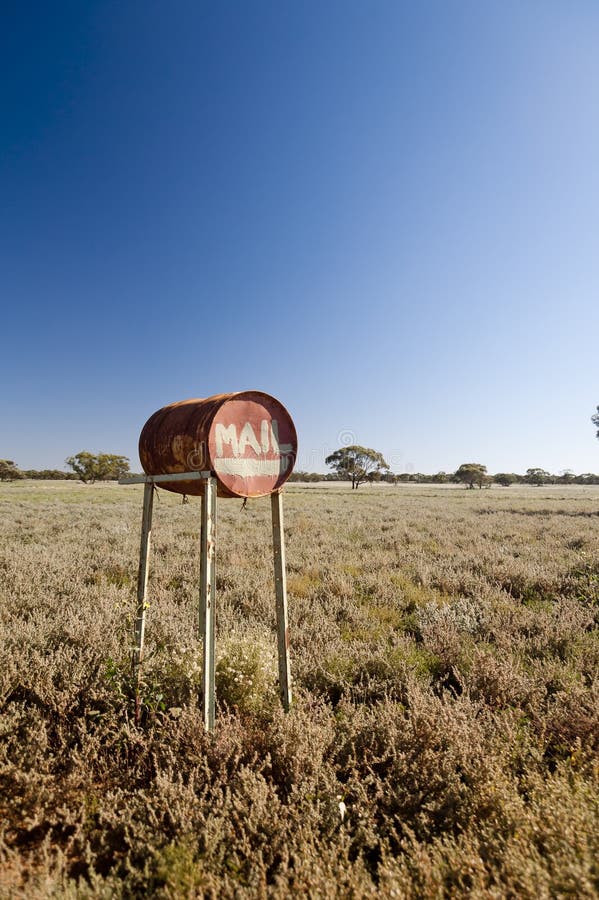 Outback mail box stock photo. Image of horizontal, outback - 20764432