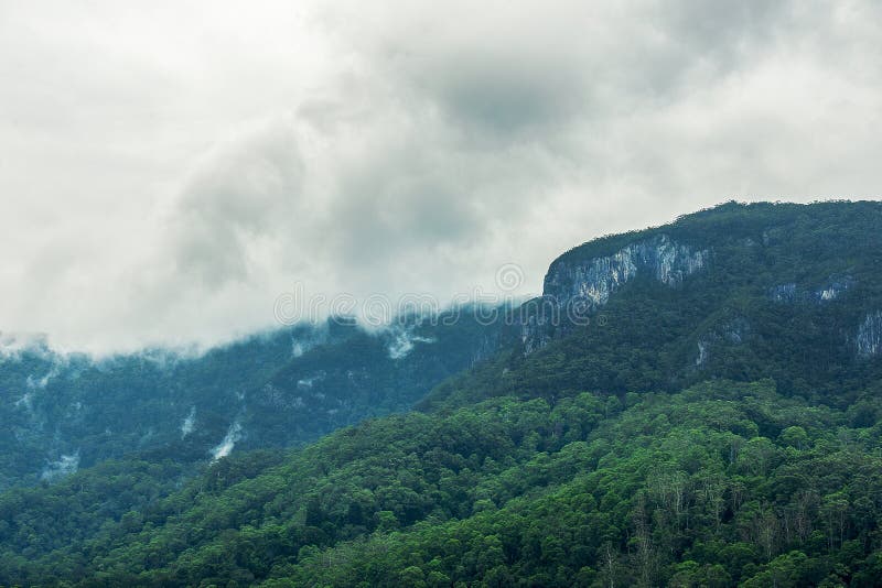 Outback Mountain in Queensland Stock Photo - Image of cloudy, landscape ...