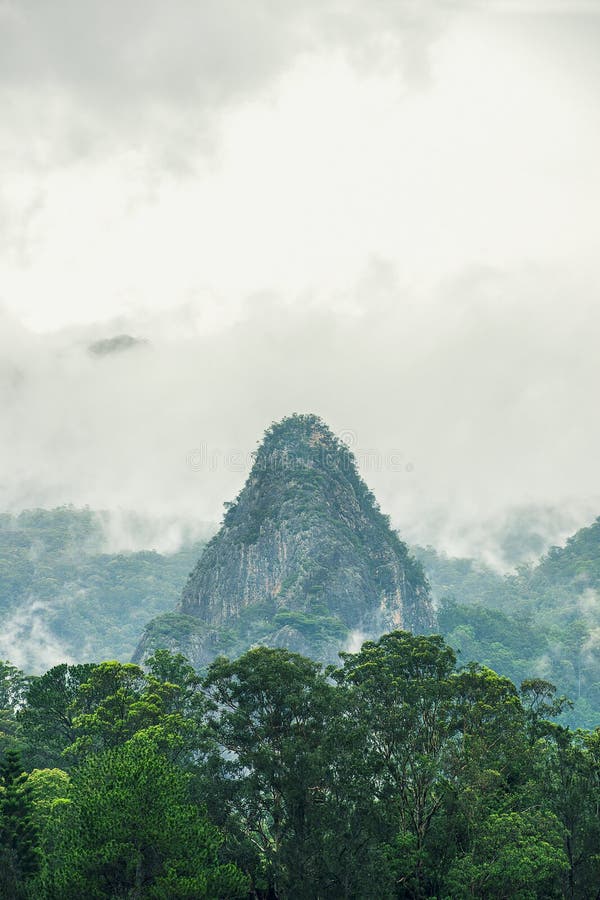 Outback Mountain in Queensland Stock Image - Image of view, queensland ...