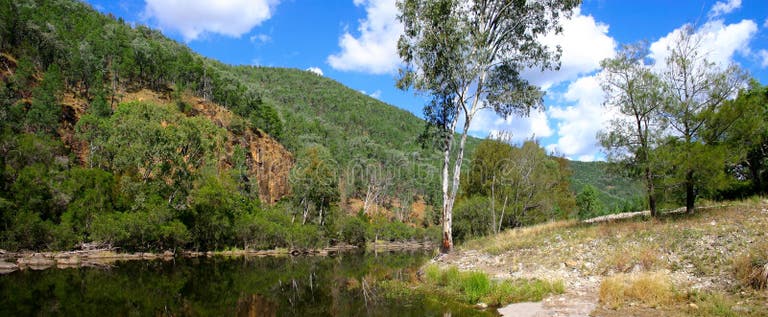 Outback river scene 1 stock image. Image of beautiful - 6851803