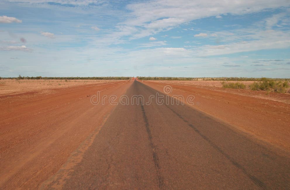 Outback Road stock photo. Image of bitumen, sand, desert - 3193168