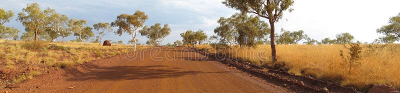 Outback road, australia stock photo. Image of nature - 65251620
