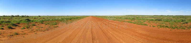 Outback Road & Mountain Range Stock Photo - Image of alone, gorge: 6333214