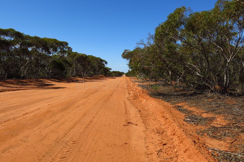 Outback road, australia stock image. Image of dusty, freedom - 65254653