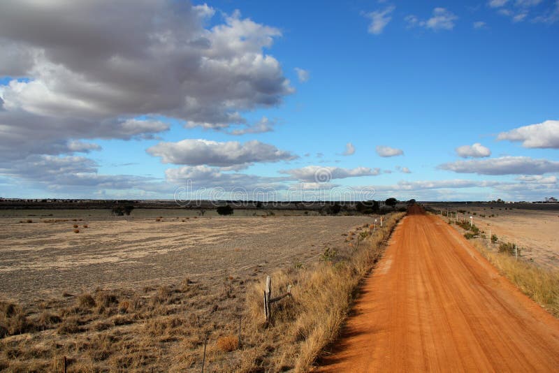 Outback road stock image. Image of unpaved, daylight - 62346447