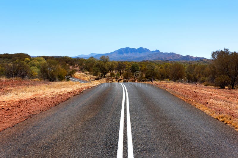 Outback road Australia stock image. Image of remote, desert - 6841141