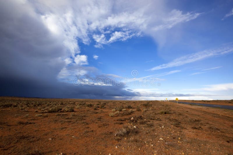Outback Storm stock photo. Image of broken, colour, storm - 10300618