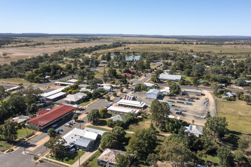 The outback town of Tambo. editorial image. Image of street - 319861620