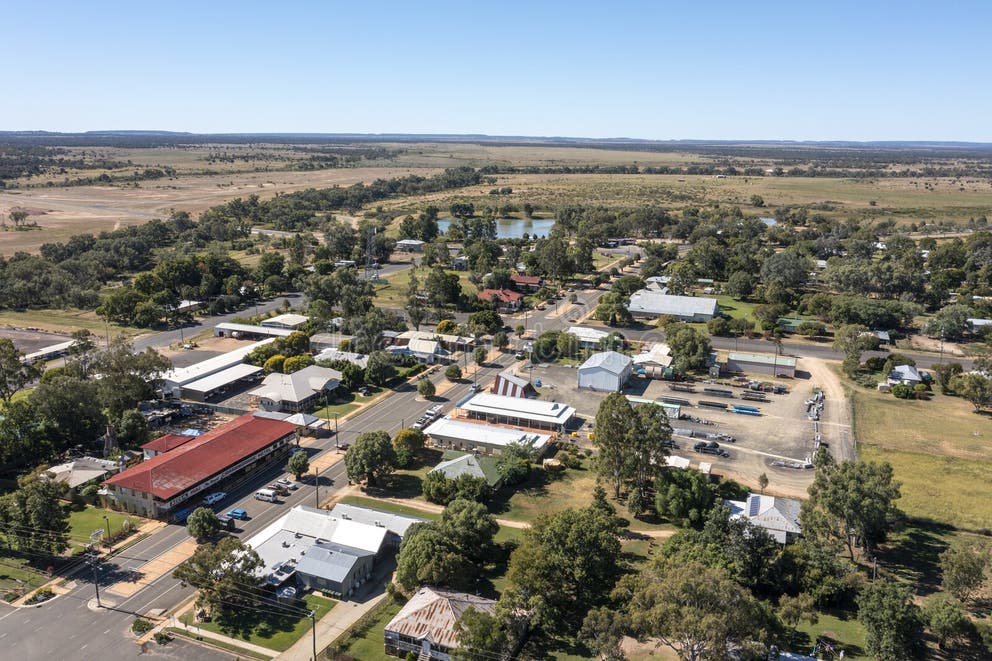 The outback town of Tambo. editorial image. Image of street - 319861620