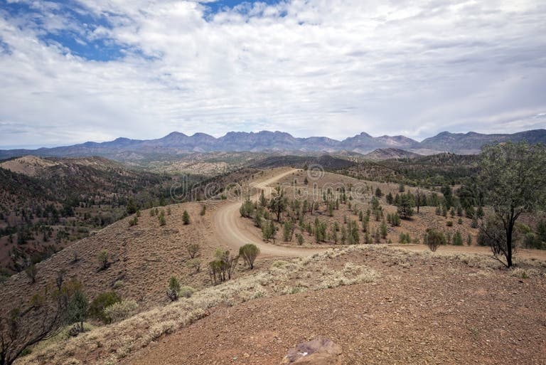 Outback Track at Flinders Range - South Australia Stock Image - Image ...