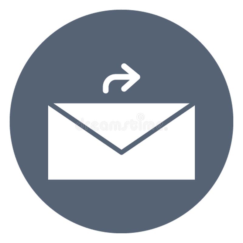 Email outbox icon vector stock vector. Illustration of email - 108080923