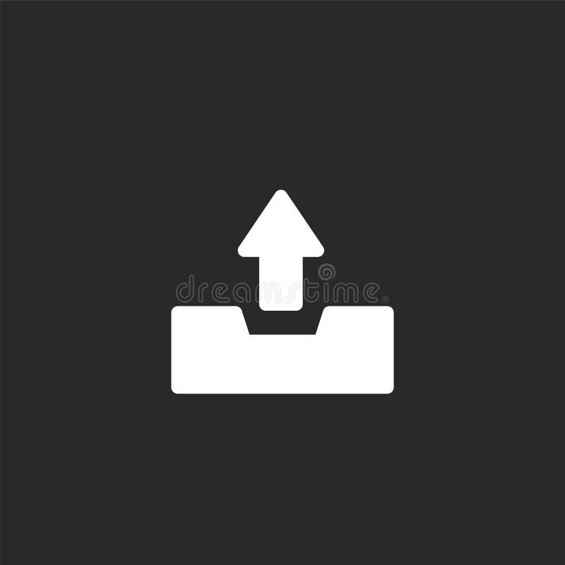Outbox Icon. Filled Outbox Icon for Website Design and Mobile, App ... Outbox Icon. Filled Outbox Icon for Website Design and Mobile, App ...