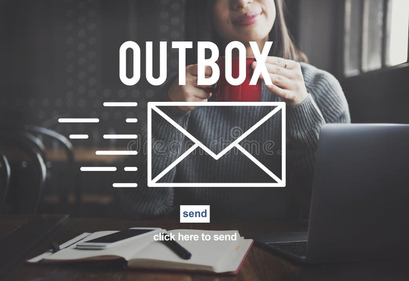 Inbox And Outbox Trays In An Office Over White Background Stock Image ...