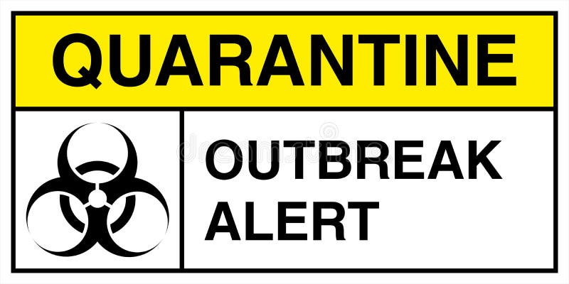 Red Alert Coronavirus Covid-19 Outbreak Header Stock Illustration ...