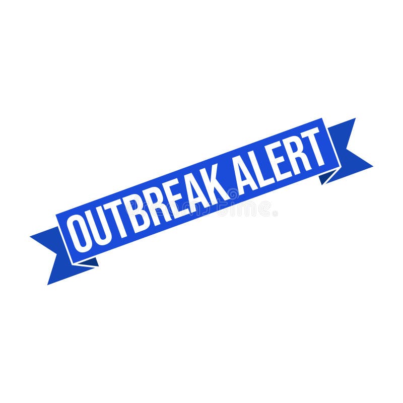 Outbreak Alert Rubber Stamp Vector Template Stock Illustration ...