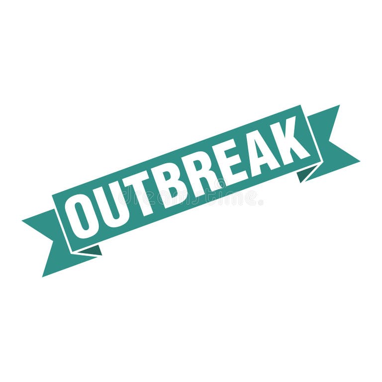Outbreak Letter Rubber Stamp Vector Design Template Stock Vector ...