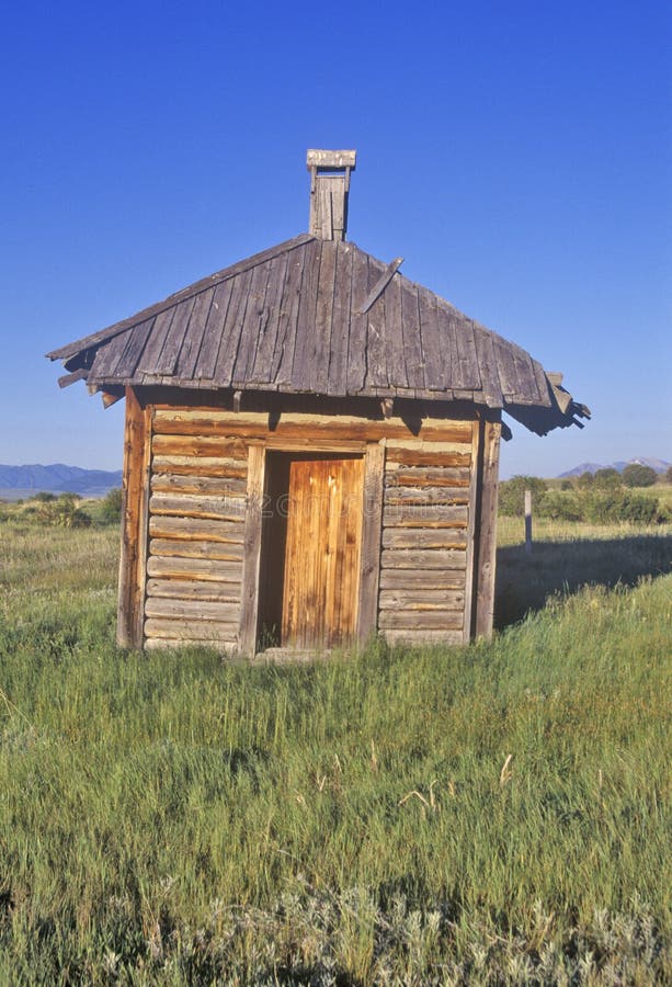 Outbuilding on Old Dude Ranch, Centennial Valley, MT Stock Photo ...