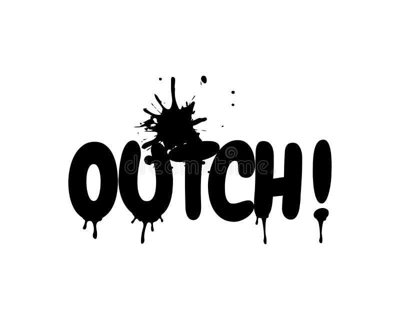 Outch Stock Illustrations – 5 Outch Stock Illustrations, Vectors ...