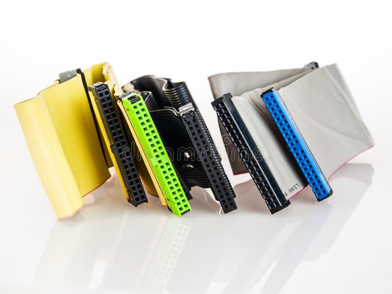 Outdated Cable Ide Sata Cable for Connecting Hard Drives and Drives in ...