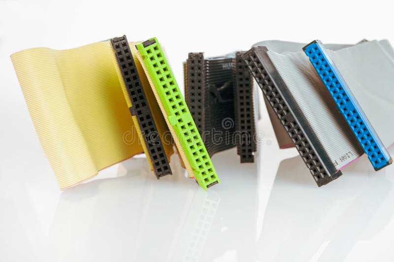 Outdated Cable Ide Sata Cable for Connecting Hard Drives and Drives in ...