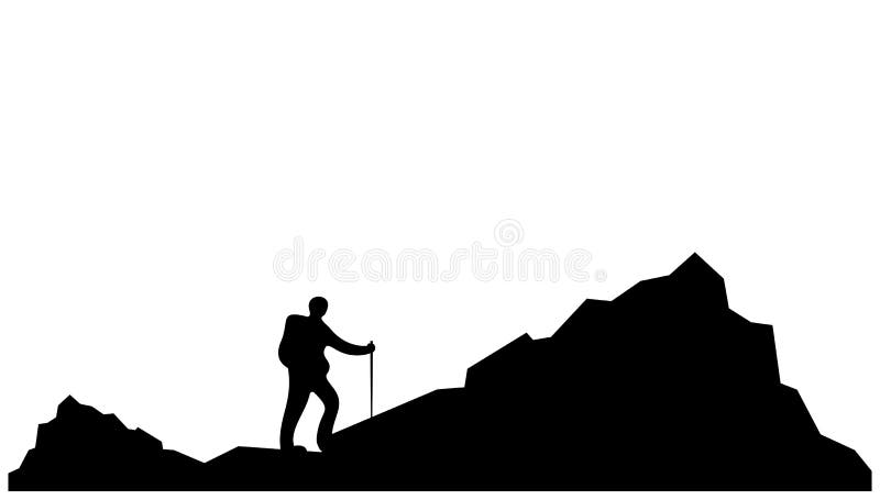 Outdoor Activity Symbol Logo, Camping, Climber, Rock Climber Stock ...