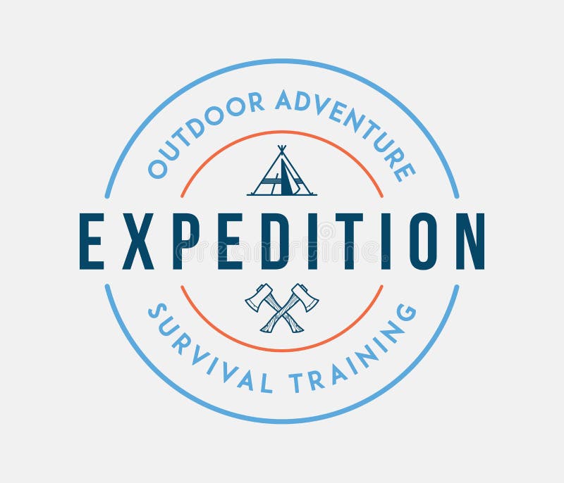 Outdoor Adventure Exploration Stock Illustration - Illustration of ...