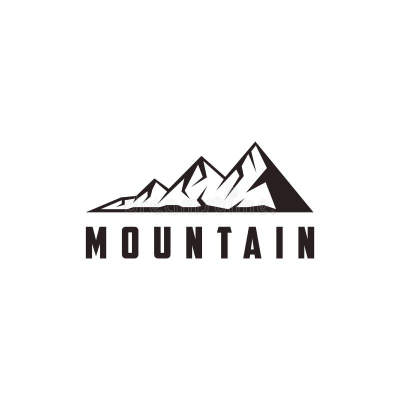 Outdoor Adventure Mountain Peak, Summit Logo Icon Vector Illustrations ...