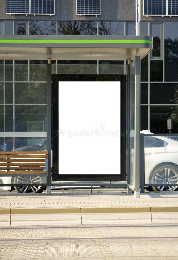 Outdoor Advertising Billboard at the Bus Stop Stock Photo - Image of ... Outdoor Advertising Billboard at the Bus Stop Stock Photo - Image of ...