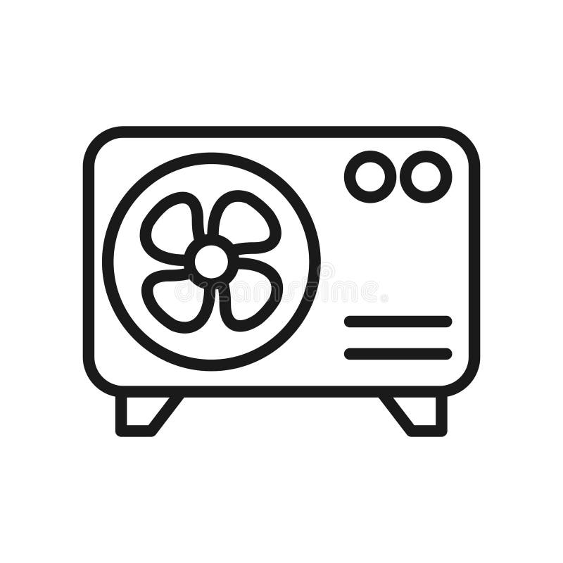 Repair Service Technician Icon. HVAC Vector Illustration Stock Vector ...