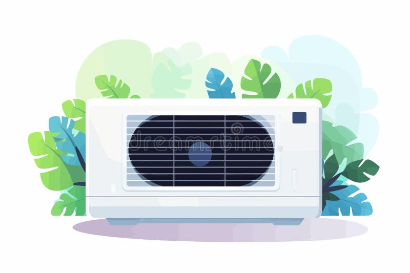 Outdoor Air Conditioner Vector Flat Isolated Vector Style Illustration ...
