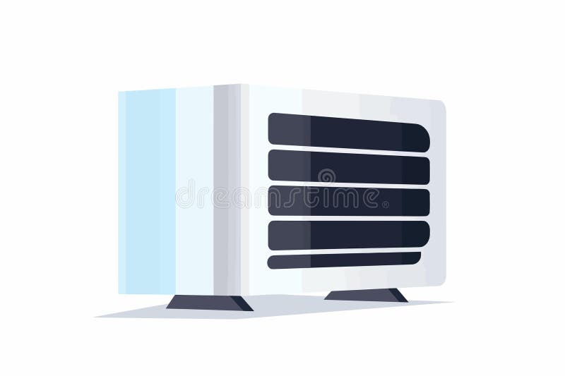 Outdoor Air Conditioner Vector Flat Isolated Vector Style Illustration ...