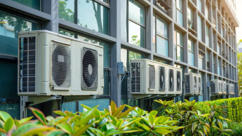 Outdoor Air Conditioning Unit Compressor for Fresh Air Installation ...