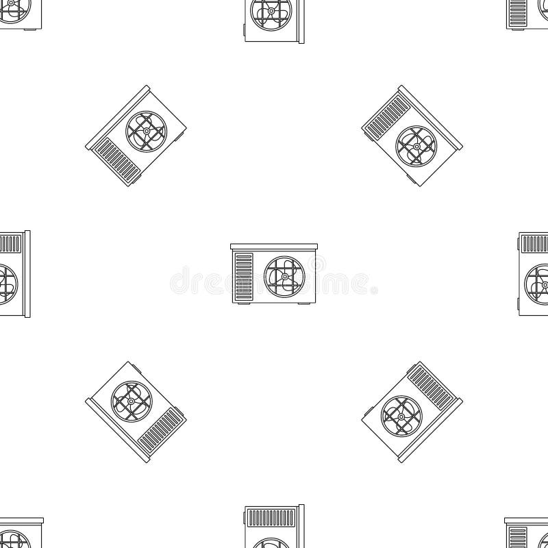 Outdoor Air Unit Conditioner Pattern Seamless Vector Stock Vector ... Outdoor Air Unit Conditioner Pattern Seamless Vector Stock Vector ...
