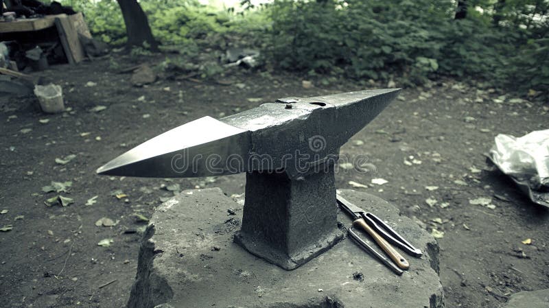 Outdoor Anvil, Tools, Workshop, Nature, Blacksmithing Stock Photo ...