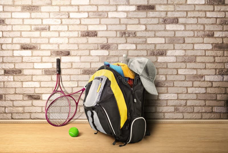 Outdoor Backpack with Clothes Stock Photo - Image of dream, home: 134273470