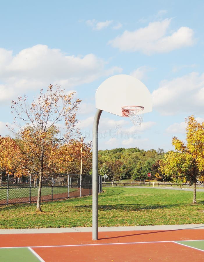 Outdoor basketball hoop stock photo. Image of leisure - 46484990