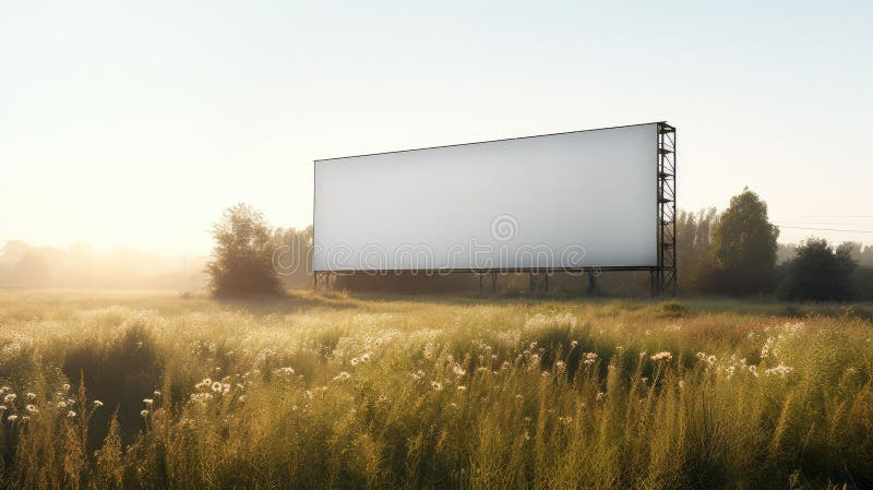 Outdoor Billboard Mockup, Outdoor Outdoor Advertising Poster ...