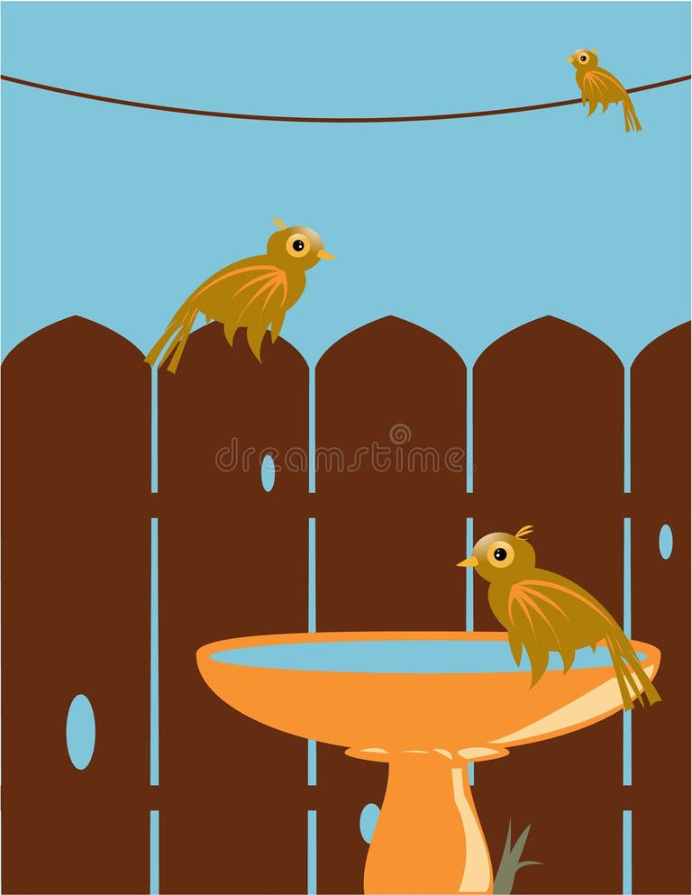 Bird Bath Stock Illustrations – 8,436 Bird Bath Stock Illustrations ...