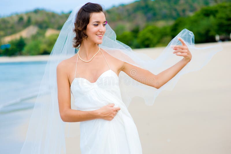 Outdoor Bride stock image. Image of orchid, attractive - 4701743